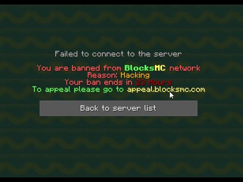 Blocksmc Ban Youtube