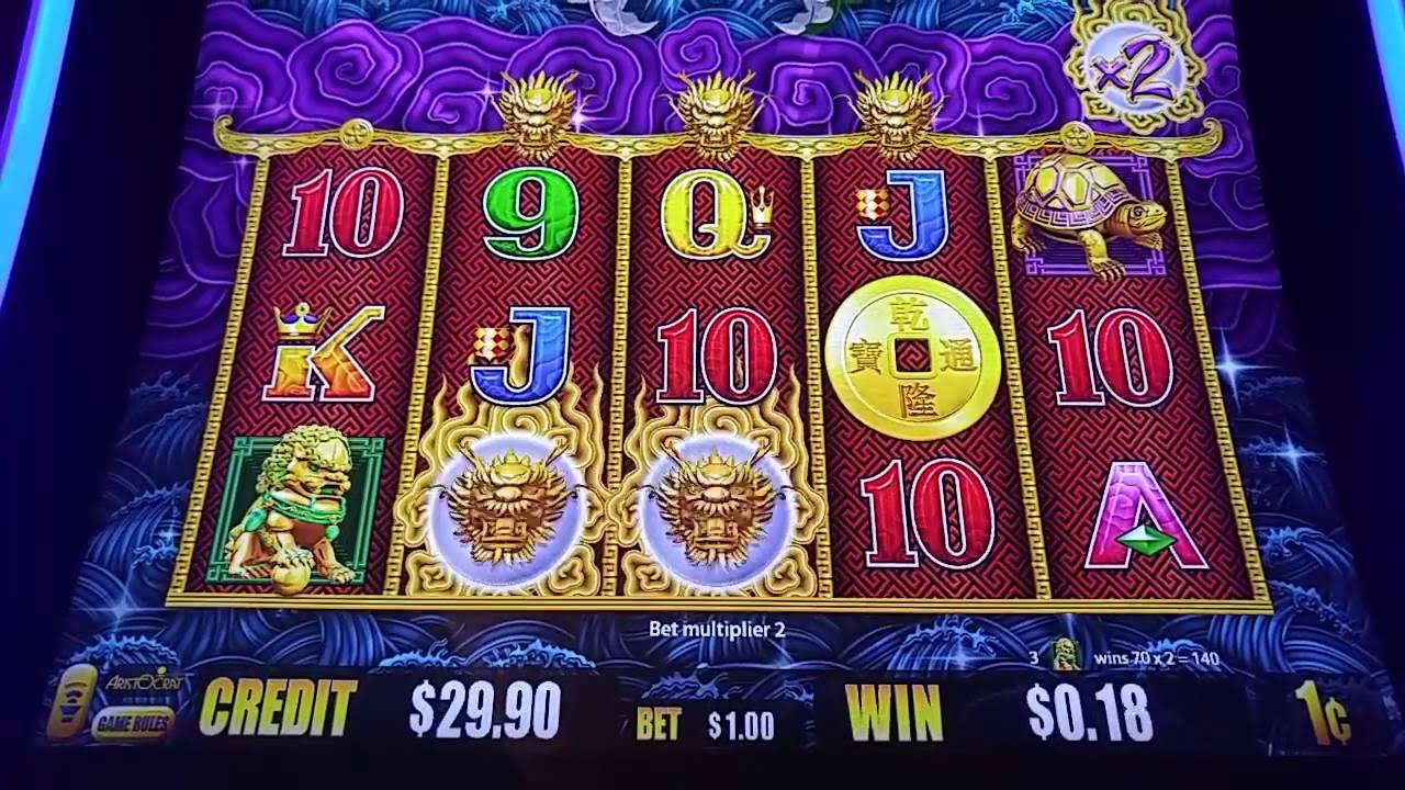 5 Dragons Gold Slot Machine At Sugarhouse Casino Youtube