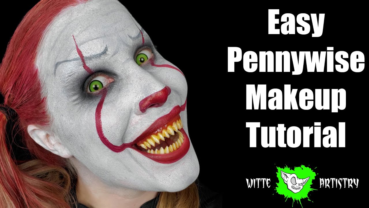 Pennywise The Clown Makeup Tutorial Genderbend From It Youtube