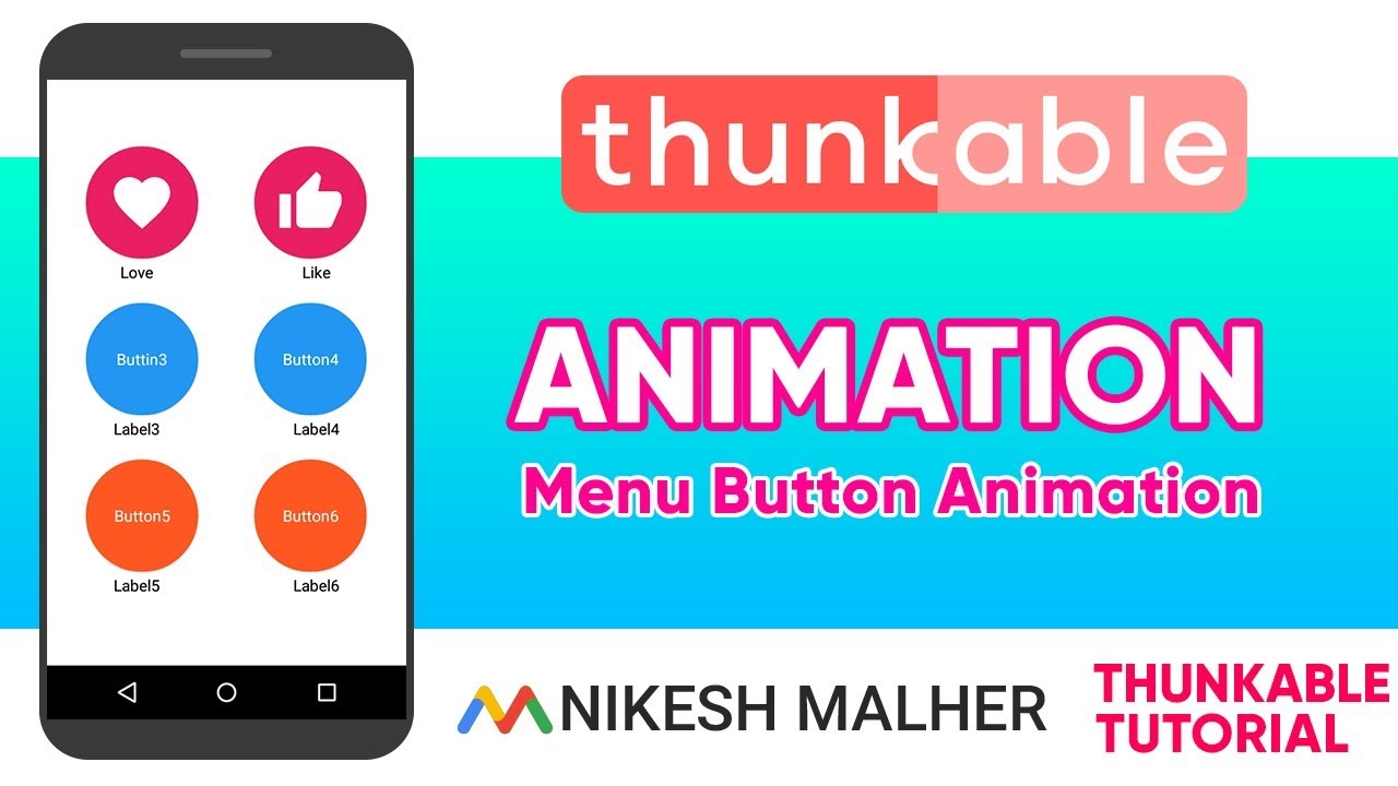 Menu Button Animation Full Tutorial In Thunkable Youtube