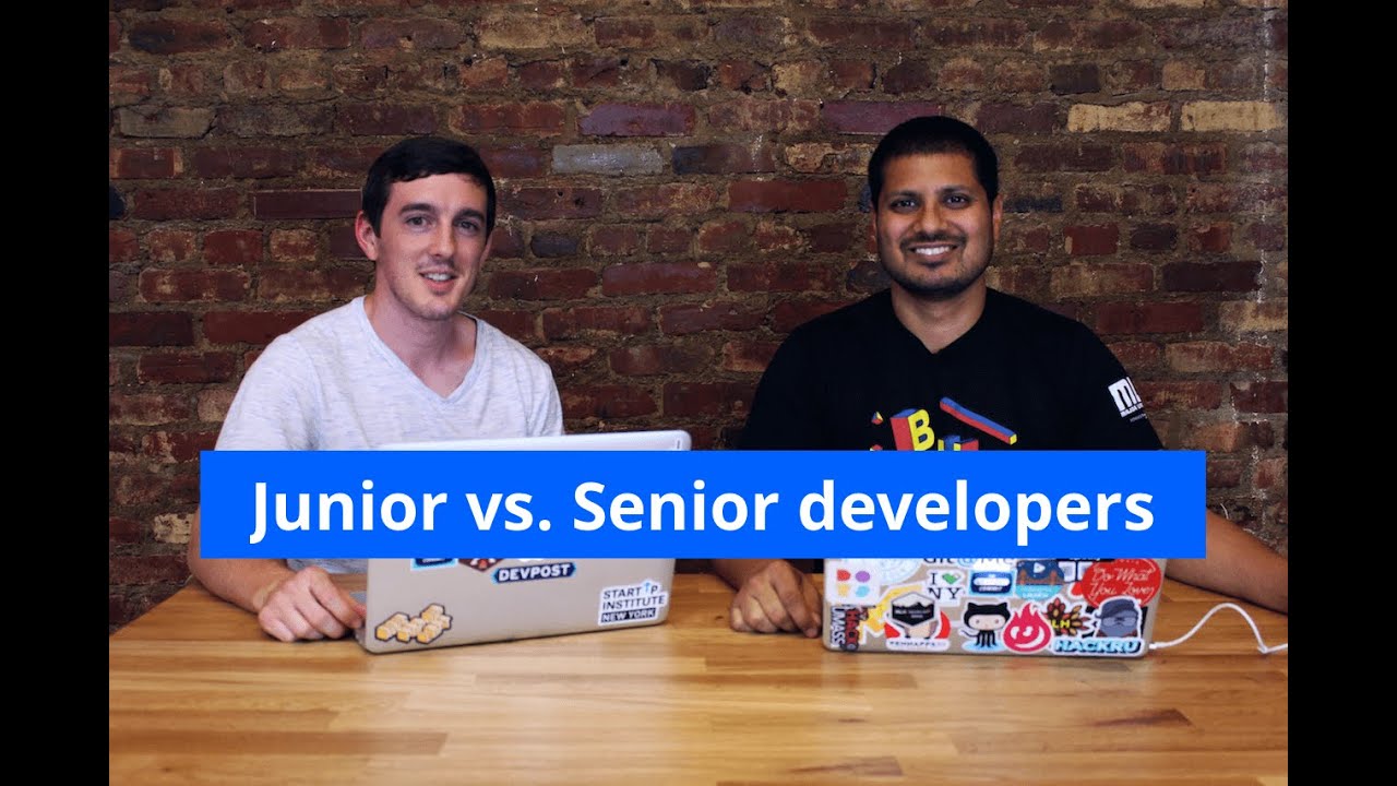 What S The Difference Between Junior Senior Developers Youtube
