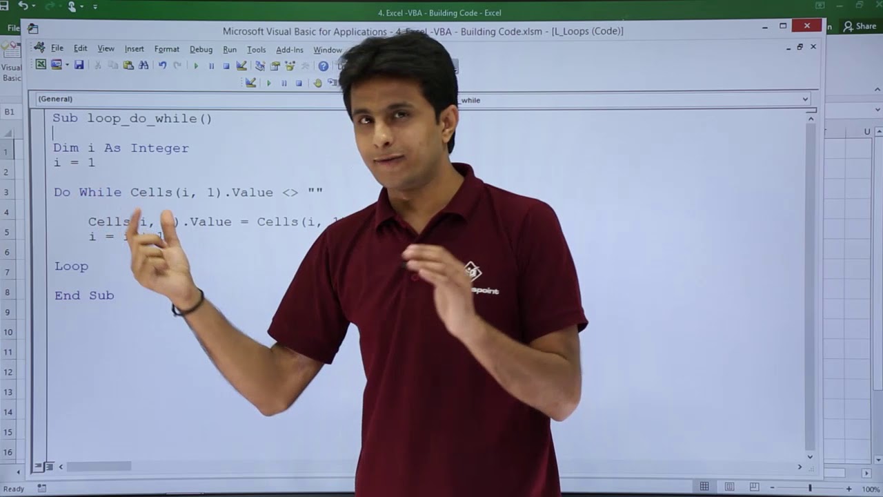 Excel Vba Do While Youtube