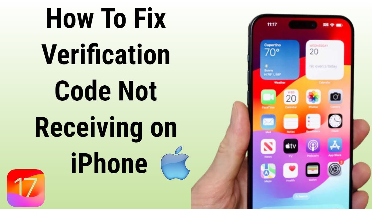 Text Verification Code Not Receiving On Iphone How To Fix Youtube