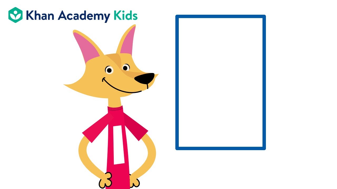 Rectangles Learning Shapes Khan Academy Kids Youtube
