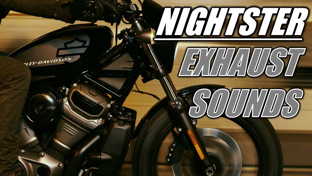 Harley Nightster 975 Exhaust Sounds Stock And Aftermarket Youtube