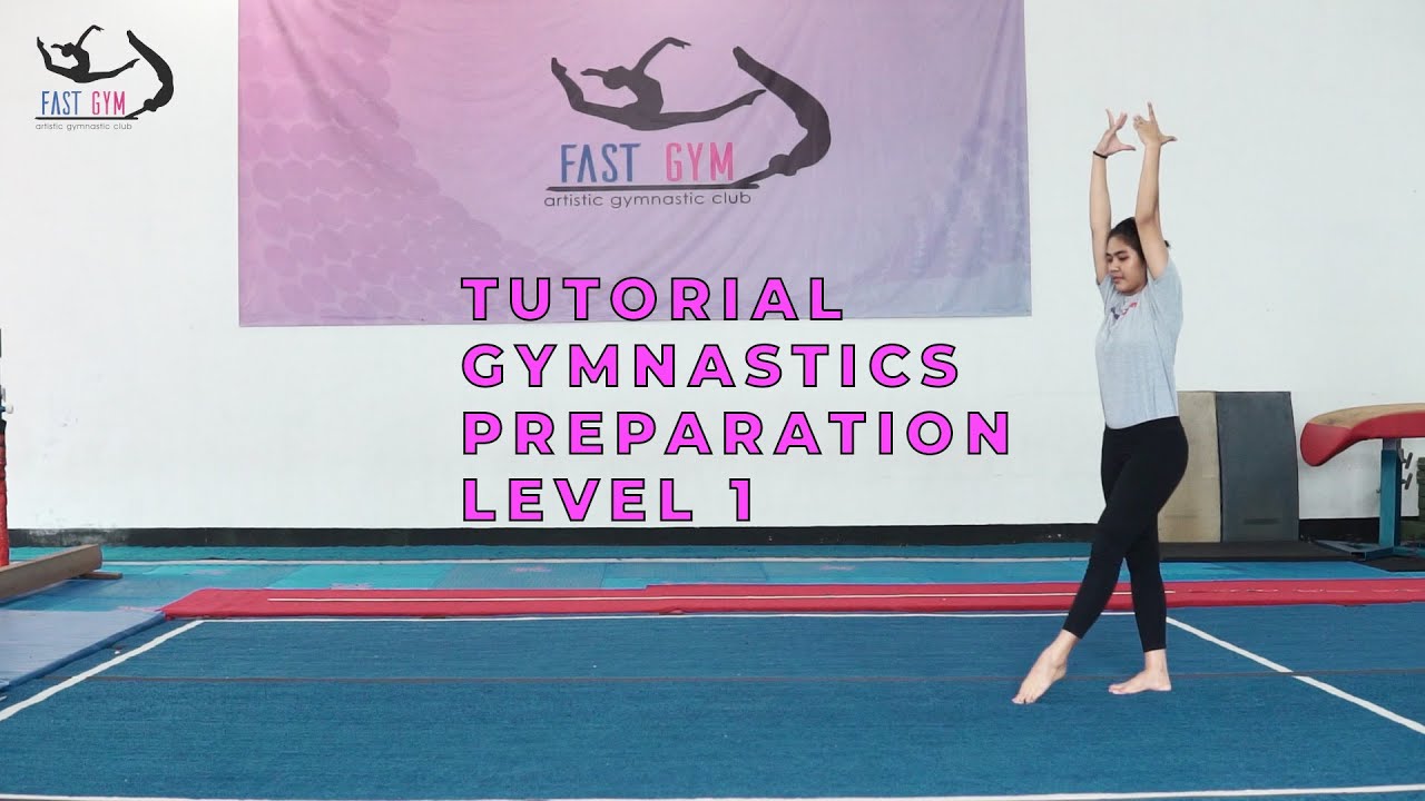 Tutorial Gymnastics Preparation Level 1 Routine Youtube