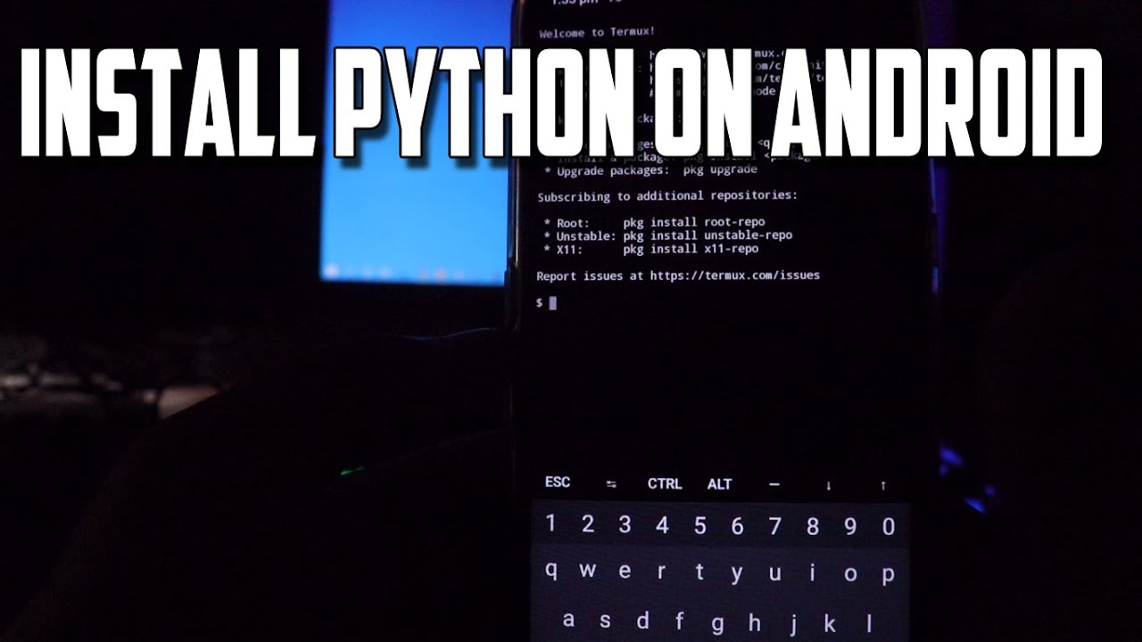 How To Install Python On Android Using Termux Youtube