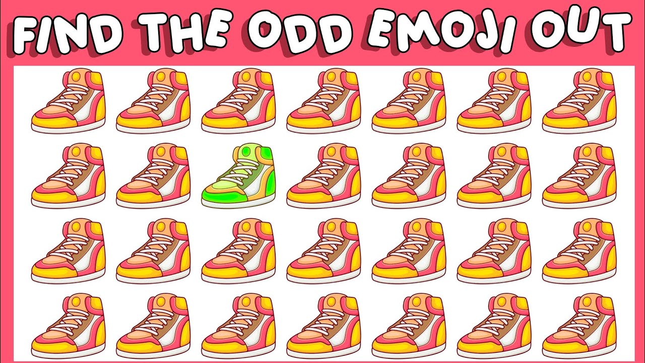 How Good Are Your Eyes 62 Find The Odd Emoji Out Emoji Puzzle Quiz
