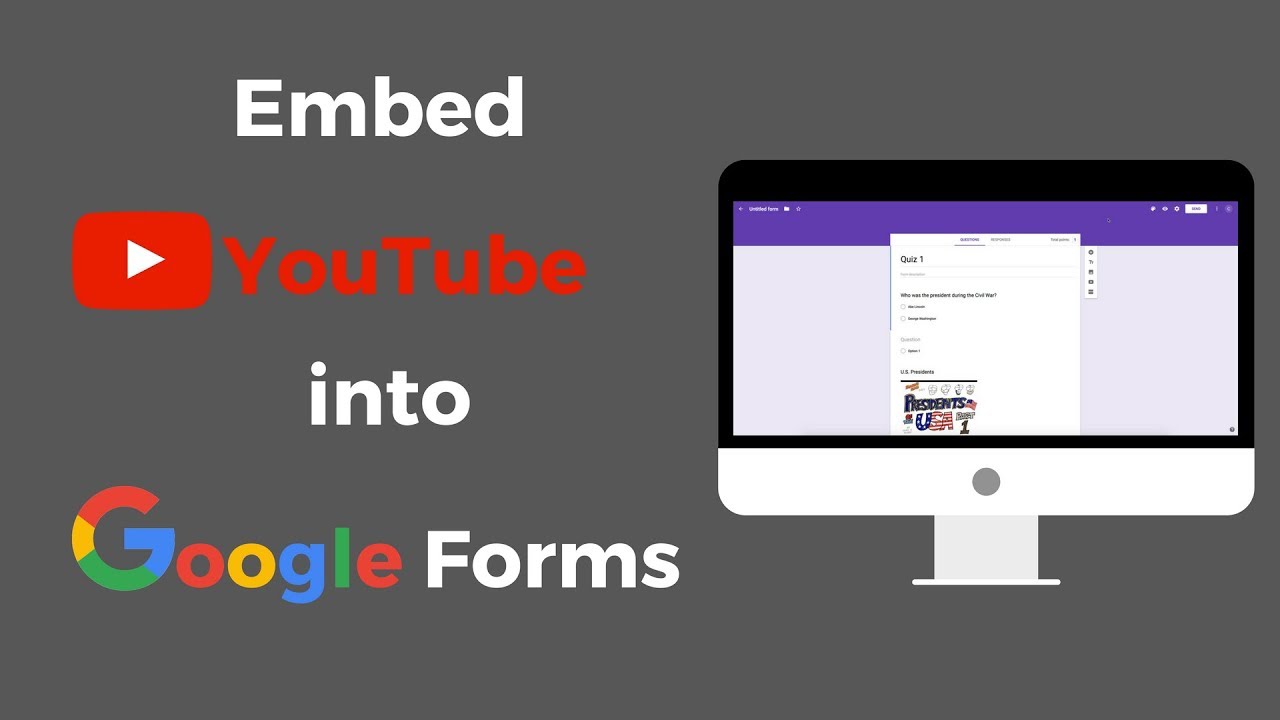 Add Youtube Videos To Google Forms Youtube