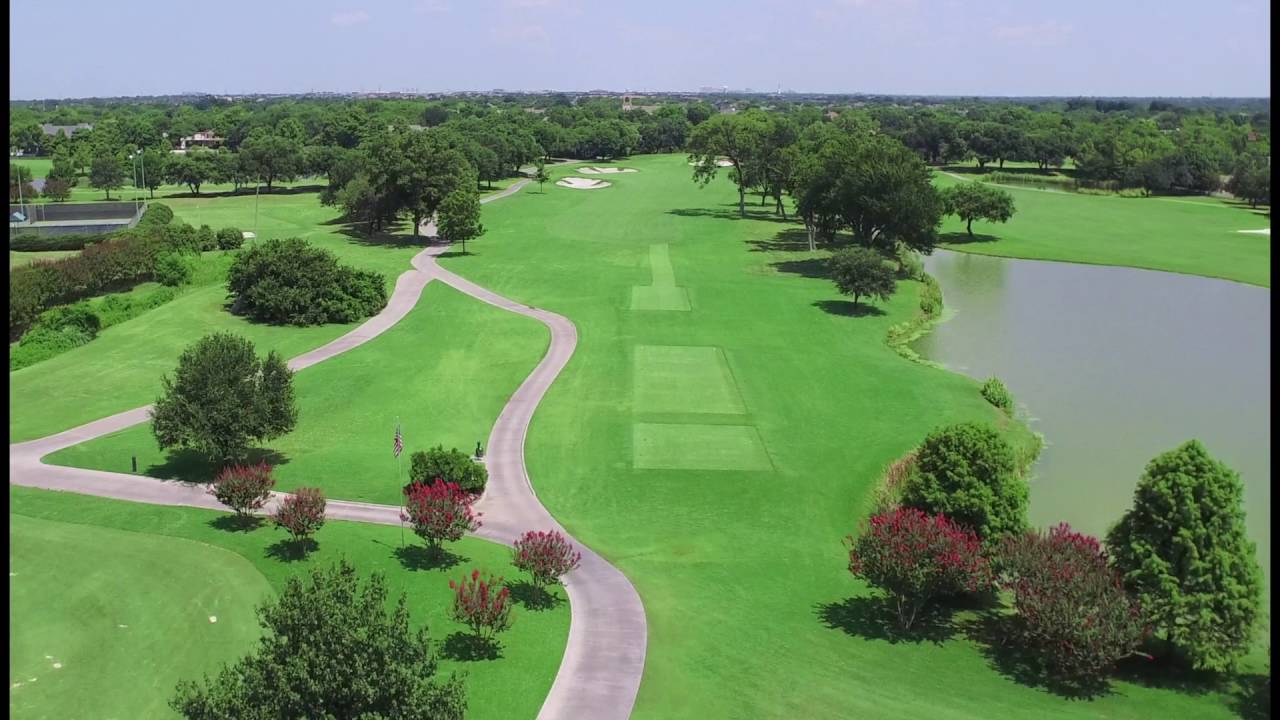 Aerial Golf Course Tour Bent Tree Country Club Youtube