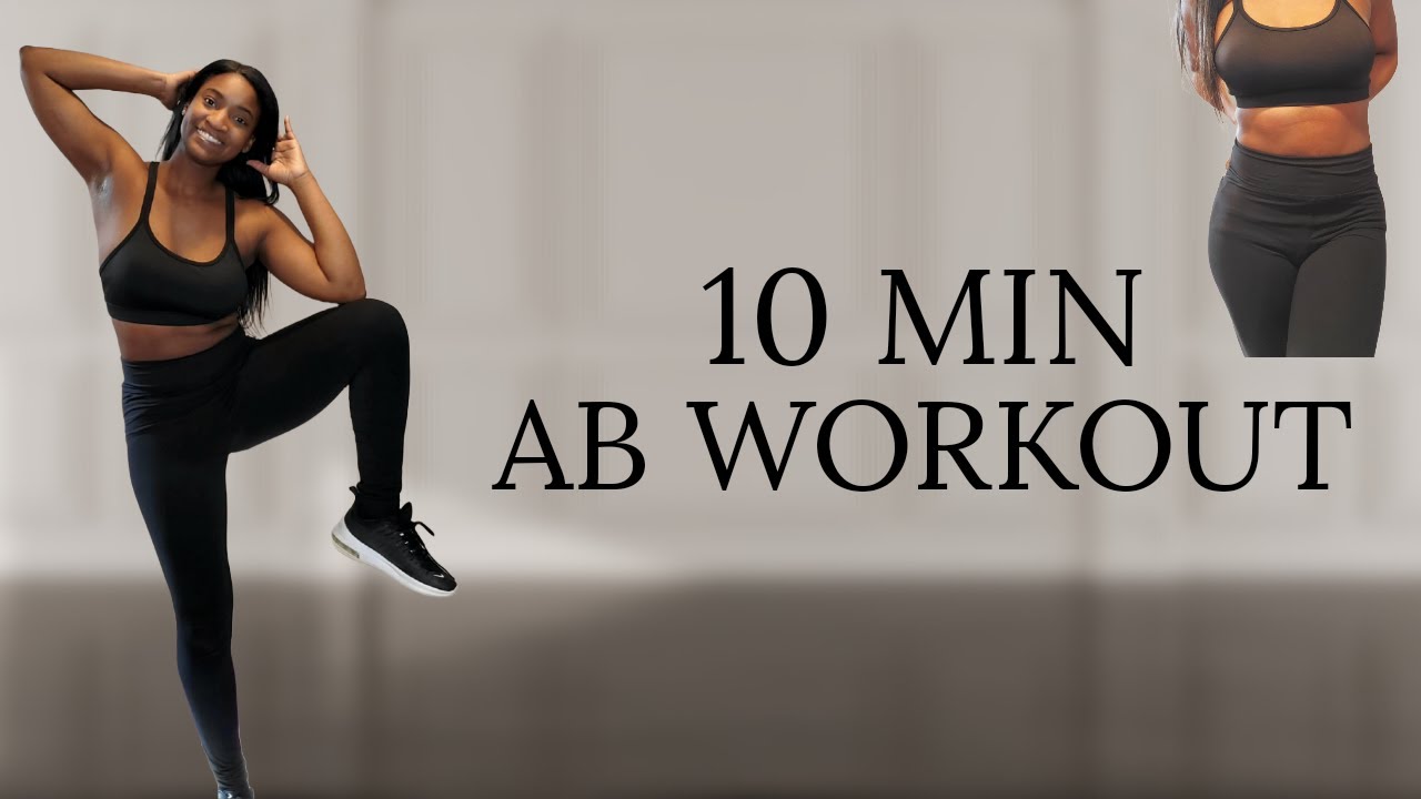 10 Min Standing Abs Workout Youtube