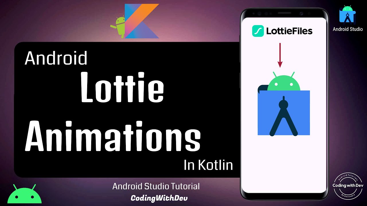 Lottie Animation Splash Screen In Android Studio Kotlin Tutorial
