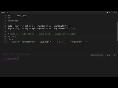 A Simple Python Command Line Interface Prototype Youtube