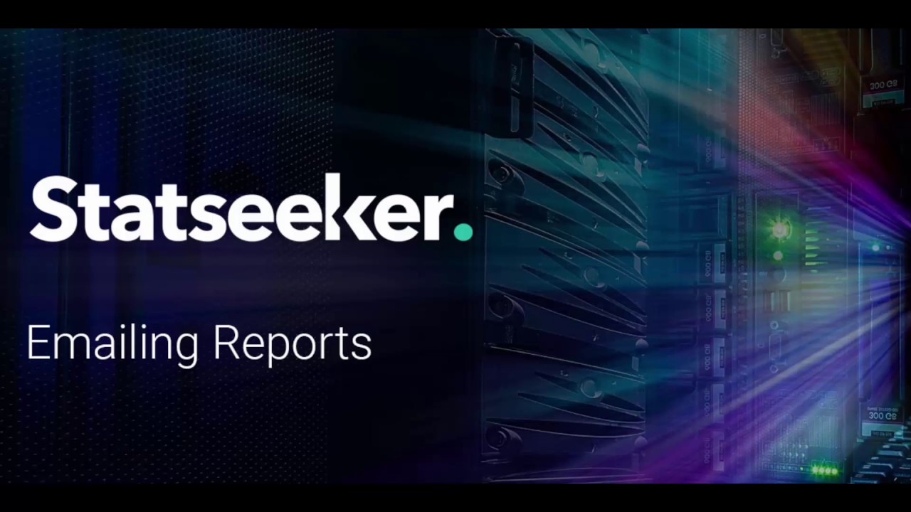 Statseeker Emailing Reports Youtube