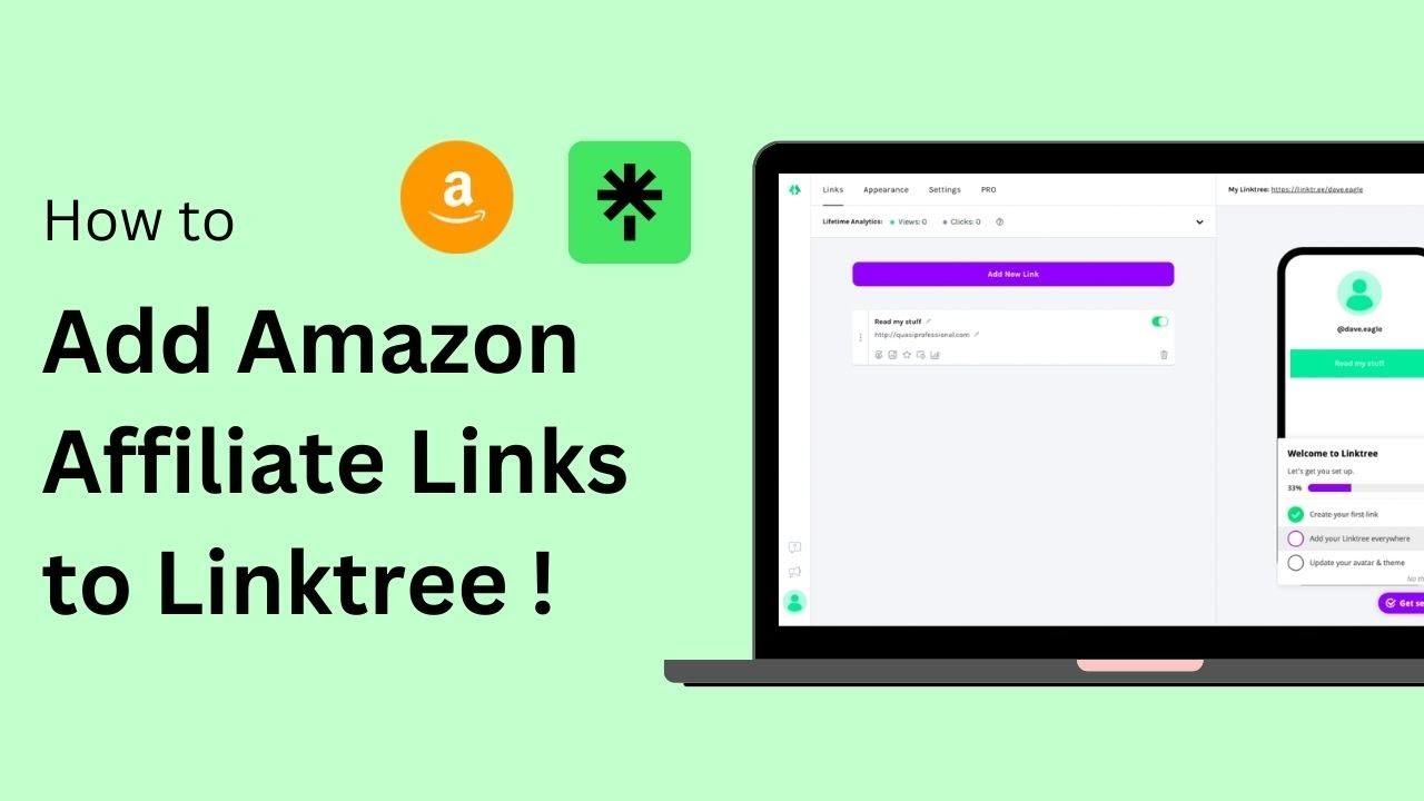 How To Add Amazon Affiliate Links To Linktree Promote Multiple Links