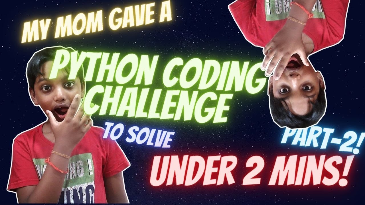 Python Coding Challenge In 2 Mins Tutorial Episode 2 Youtube
