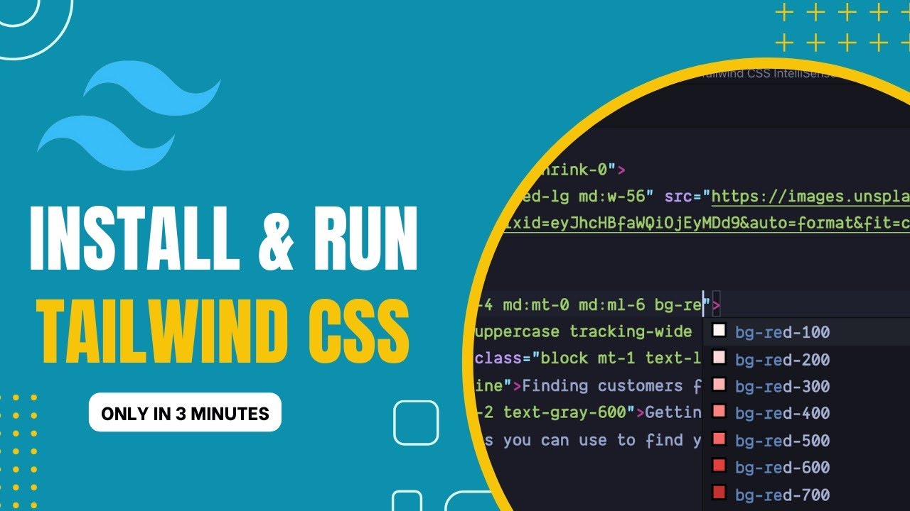How To Setup Tailwind Css In Vs Code Tailwindcss Install Css Youtube