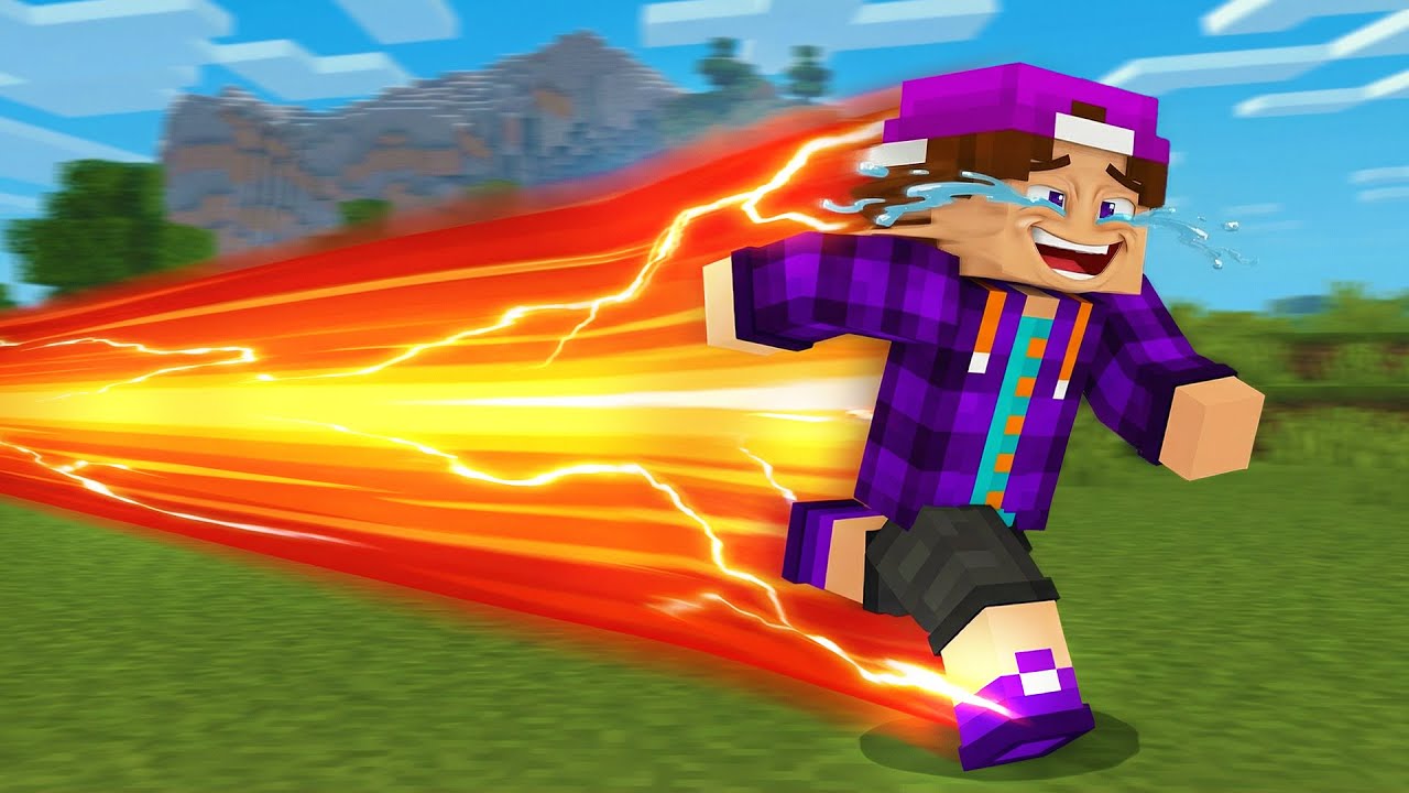 Minecraft But Speed Keeps Increasing Youtube