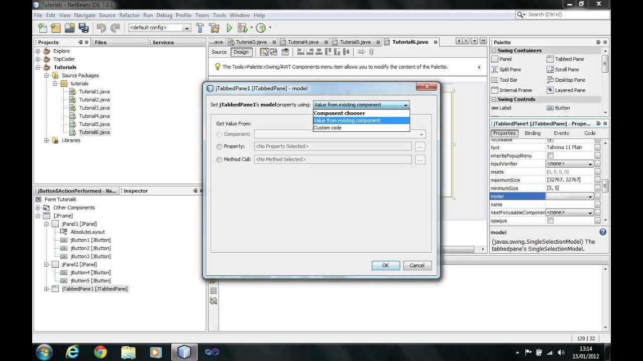 Java Tutorial Gui Part 3 Using Containers Session 11 Youtube