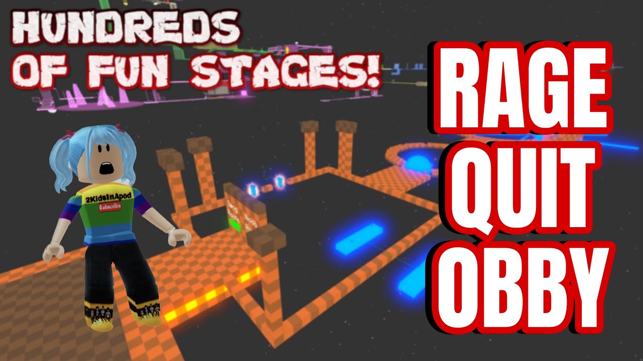 The Rage Quit Obby Youtube