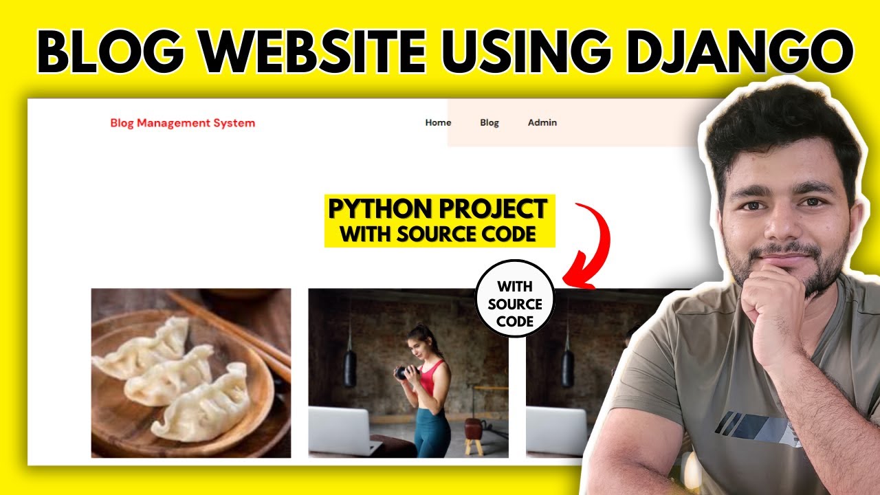 Python Blog Website Using Django Python