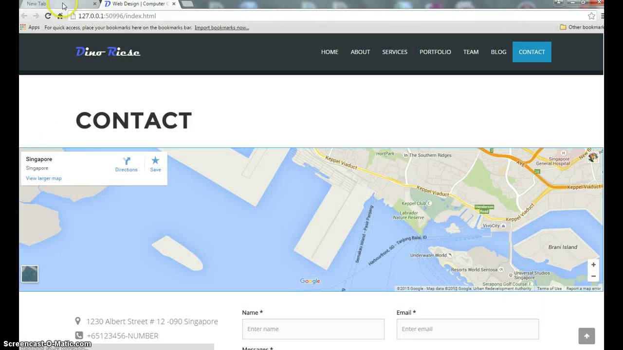 Web Design Part 6 Iframe Google Map Youtube