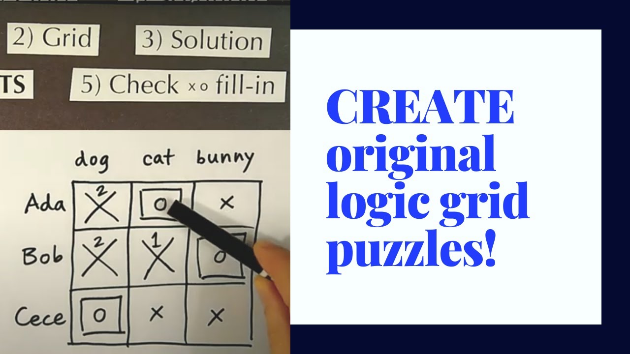 Create Original Logic Puzzles Small Puzzles Go It
