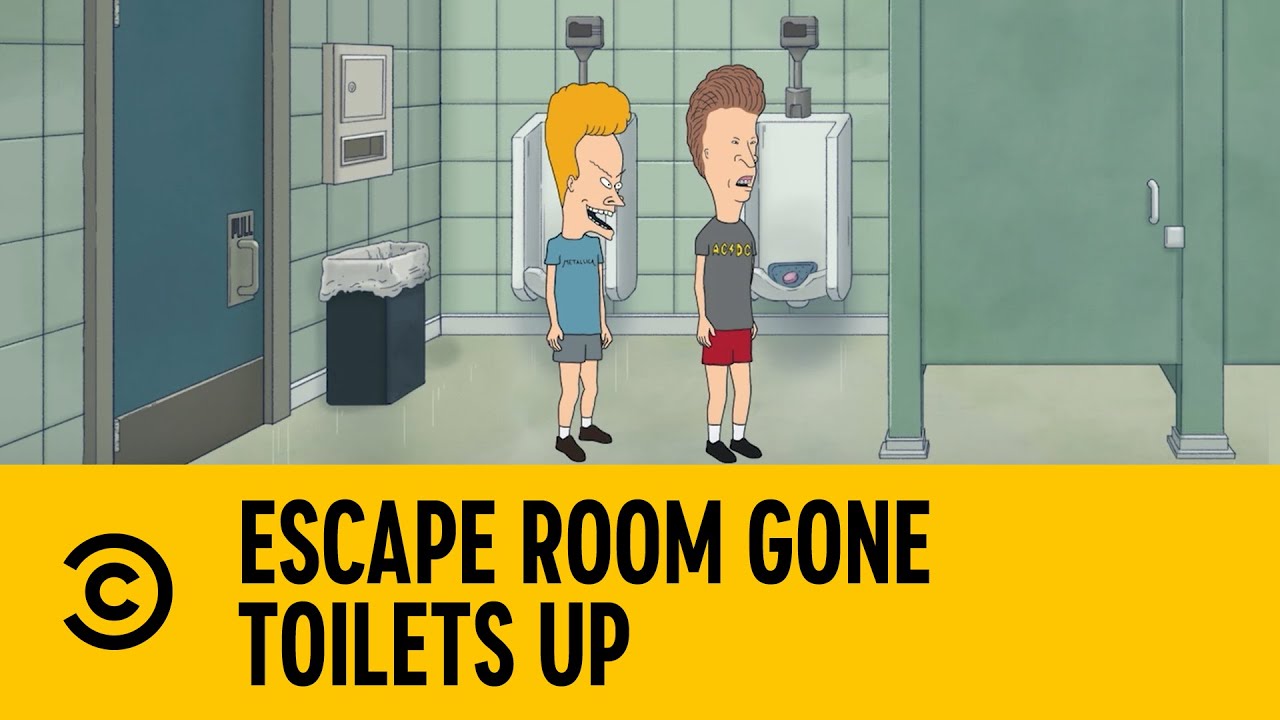 Escape Room Gone Toilets Up Beavis And Butt Head Comedy Central