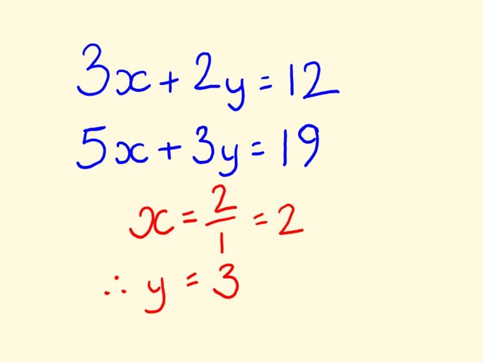 Algebraic Equation Examples