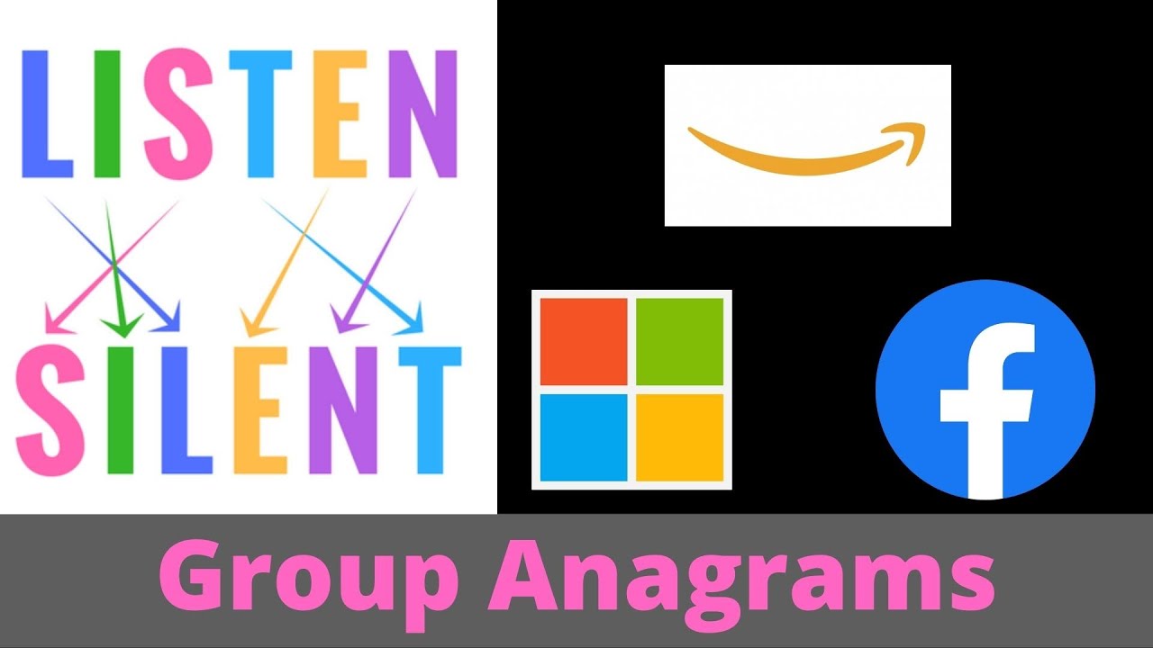 Leetcode 49 Group Anagrams Python Youtube