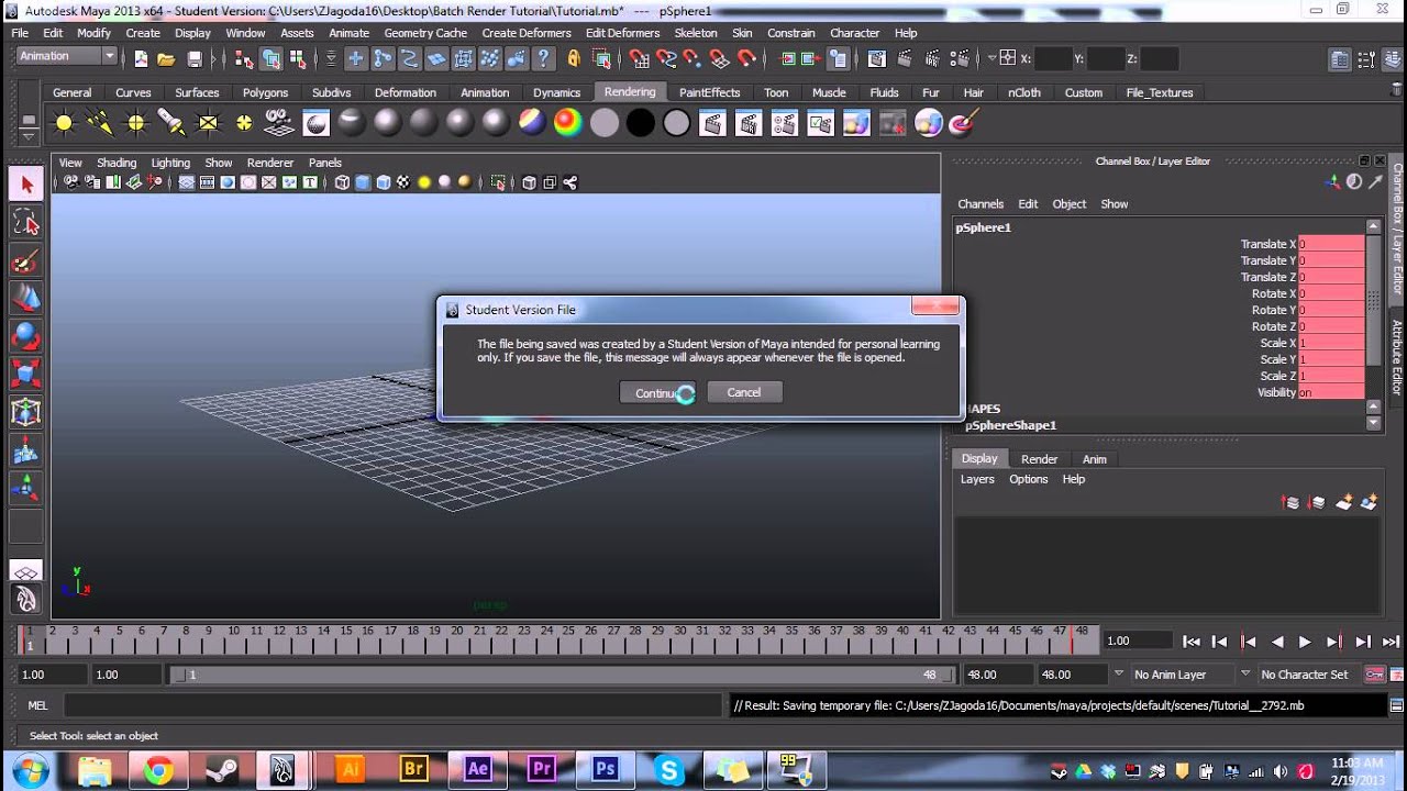 Batch Render Tutorial Youtube