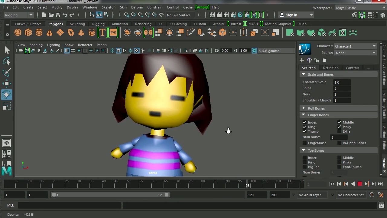 Charater Rig Maya Tutorial Youtube