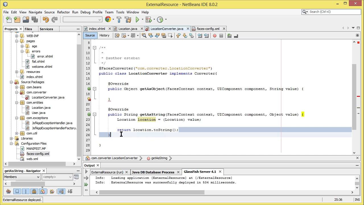 Jsf 2 2 Data Conversion Youtube