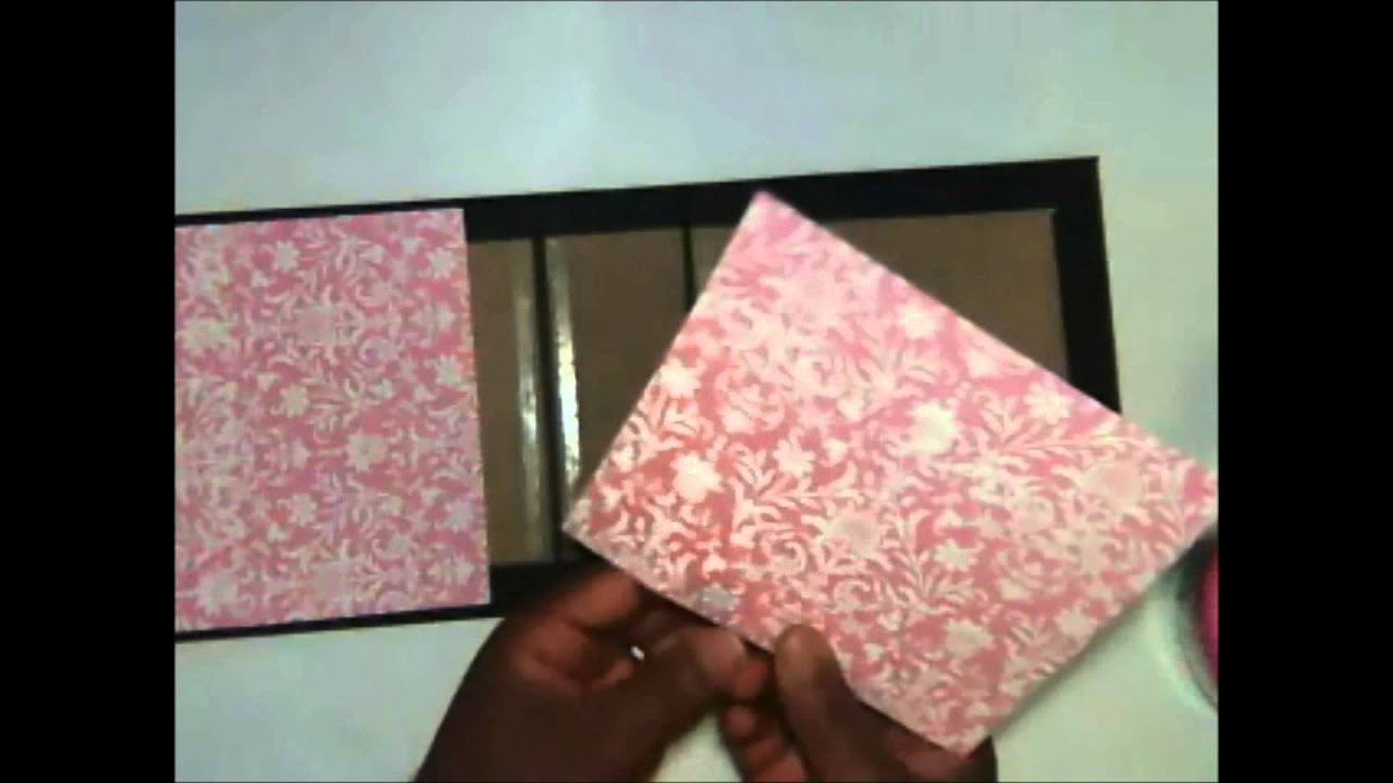 Mini Album Binding Cover And Page Tutorial Youtube
