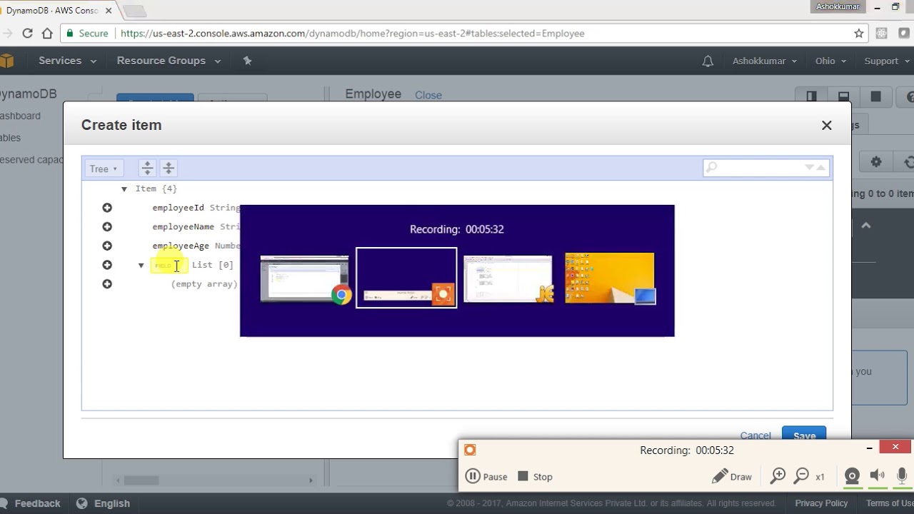 Aws Api Gateway Lambda Function Dynamodb Part1 Youtube