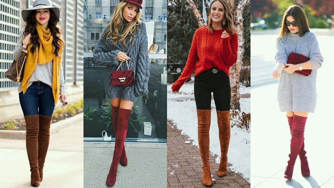 Outfit Con Botas Cafes Mujer At Tyson Walsh Blog