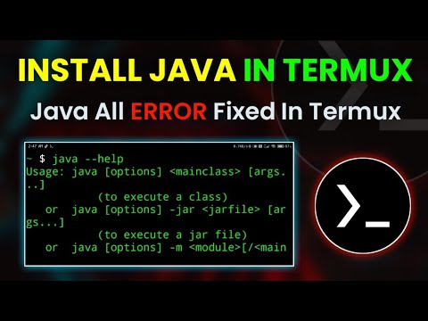 How To Install Java On Android With Termux By Technolex Youtube