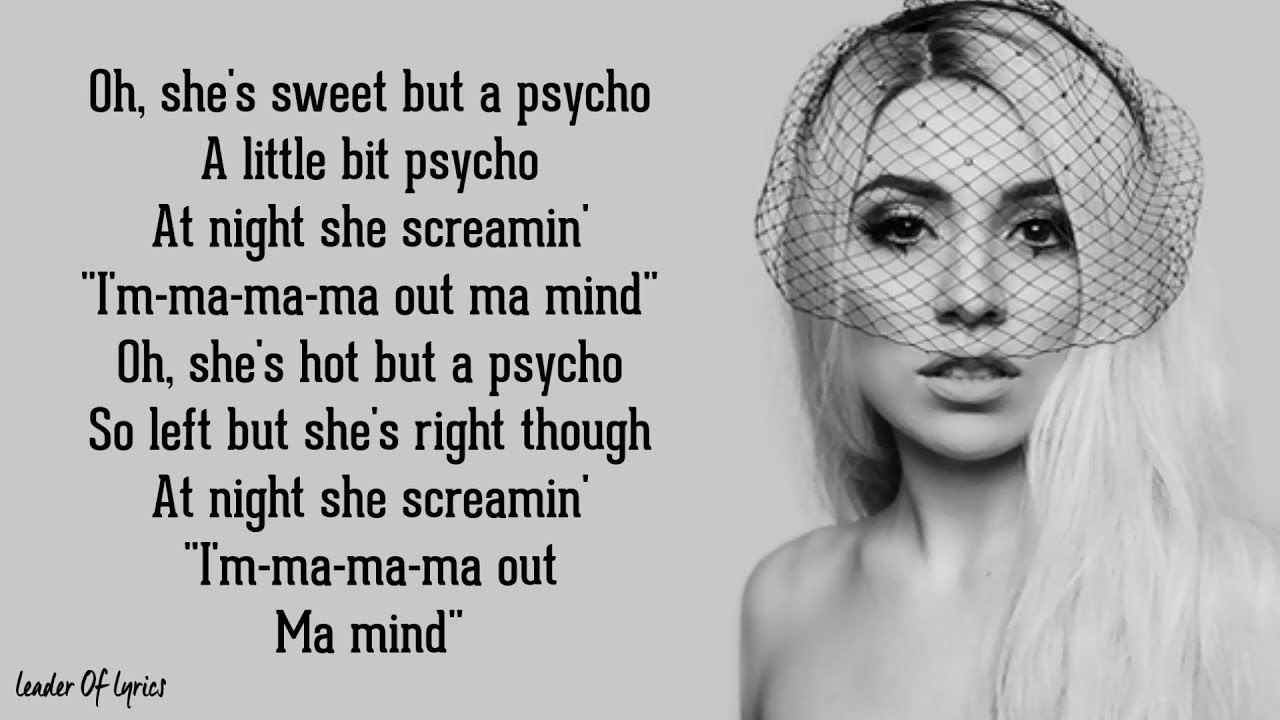 Ava Max Sweet But Psycho Lyrics Youtube Music