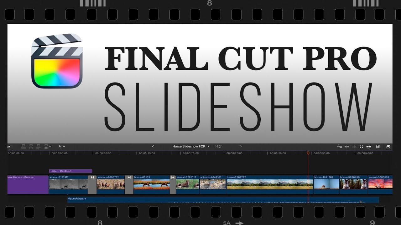 Easily Create A Slideshow With Audio In Final Cut Pro Youtube
