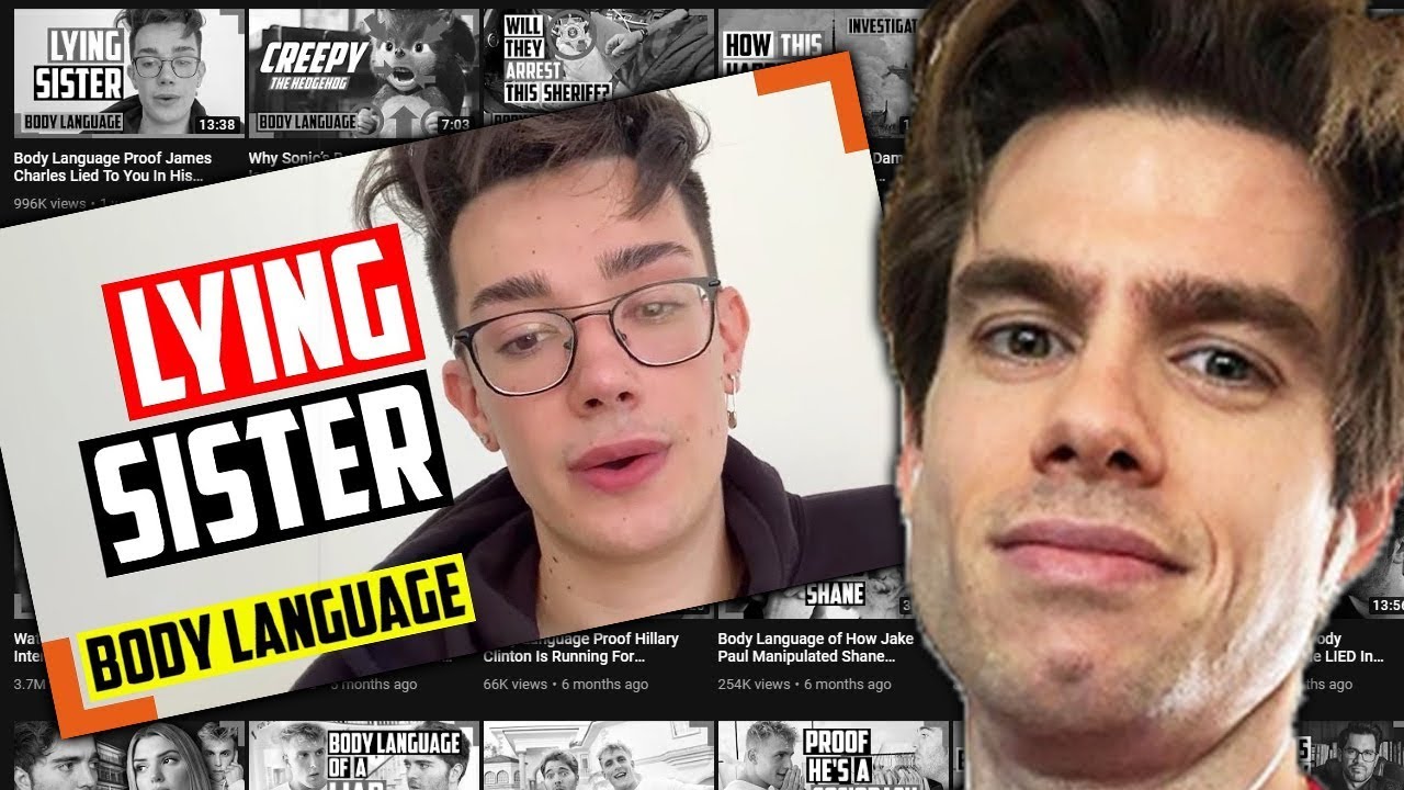 Derek Van Schaik Was Wrong About James Charles Body Language Of A Liar
