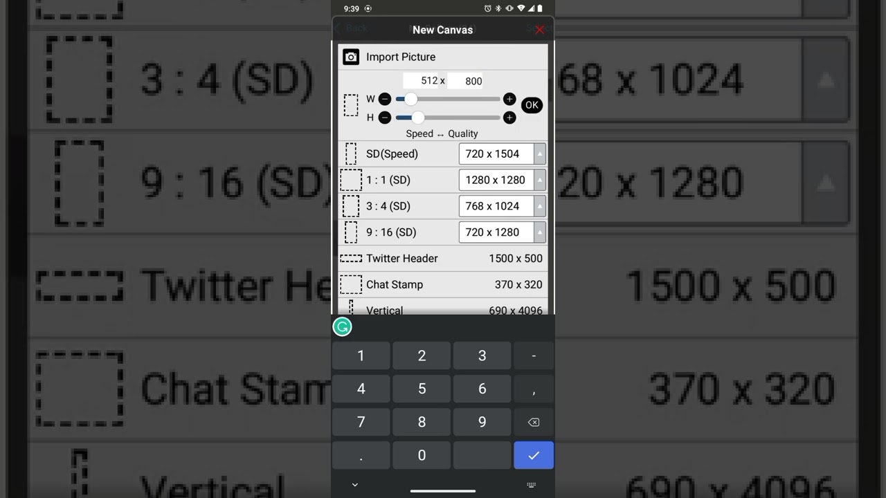 Ibis Paint X Canvas Size Tutorial Youtube