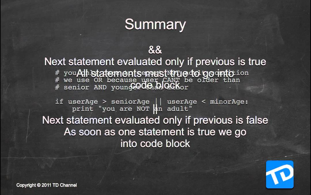 Introduction To Programming Control Flow Youtube