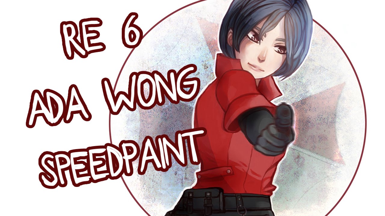 Re6 Ada Wong Speedpaint Youtube