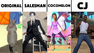 Rat Dance Original Vs Rat Dance Cocomelon Vs Salesman Vs Cj Ya ...