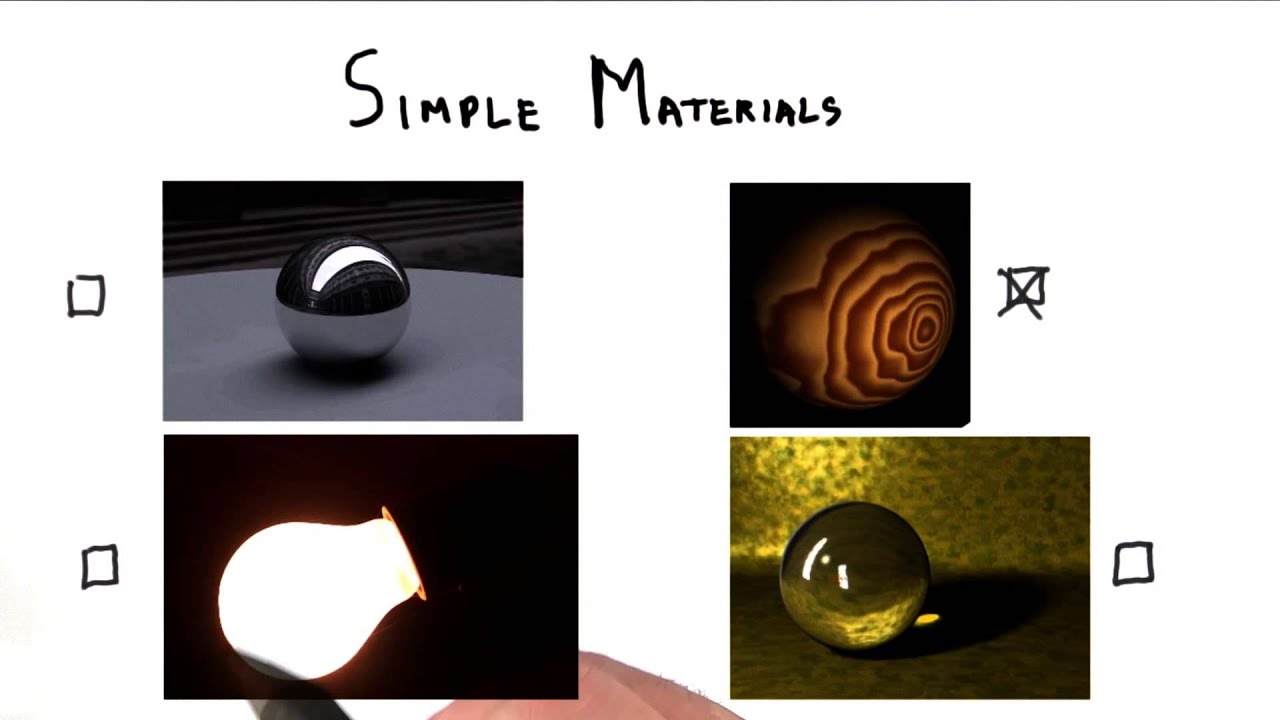 Simple Materials Interactive 3d Graphics Youtube