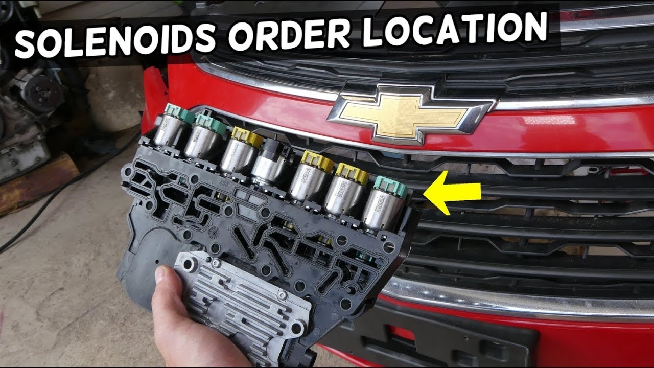 Chevrolet Transmission Control Solenoid Location 2007 2019 Gm
