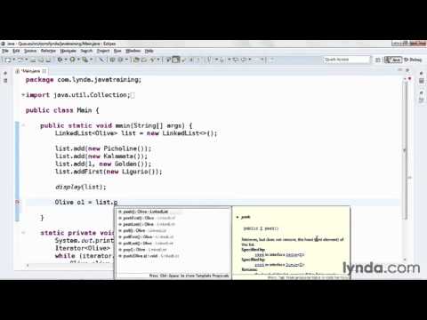 Java Tutorial Peaking And Polling With Queues Youtube
