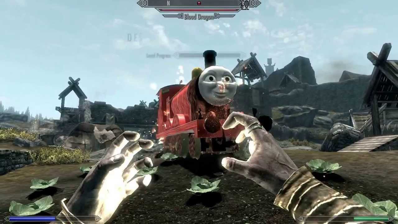 The Elder Scrolls 5 Skyrim Mod Really Usefull Dragons Thomas The Tank