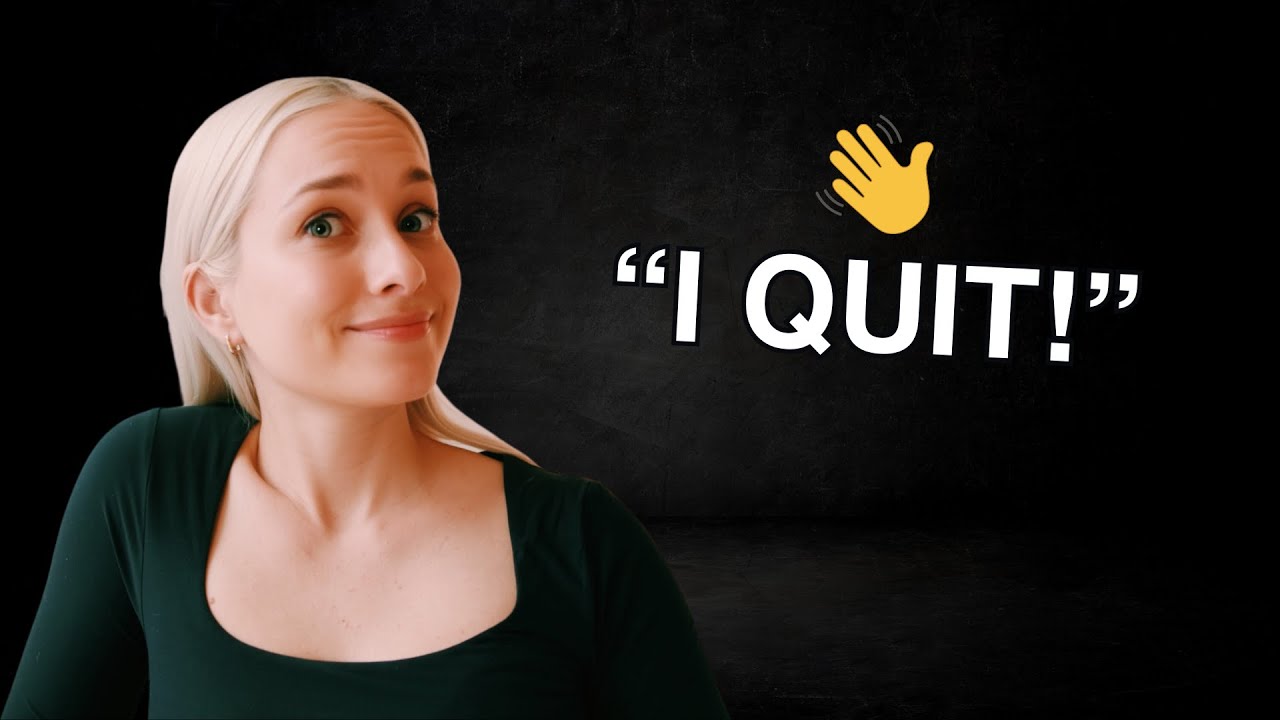 How To Professionally Quit Your Job Youtube