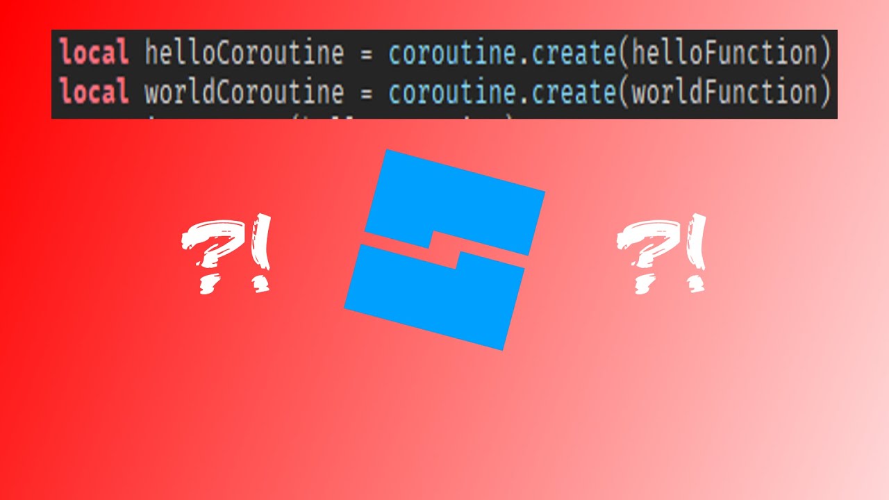 How To Use Coroutines In Roblox Studio Youtube